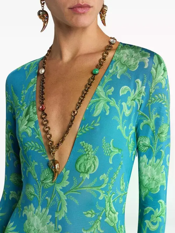 Etro Floral-motif Maxi Dress