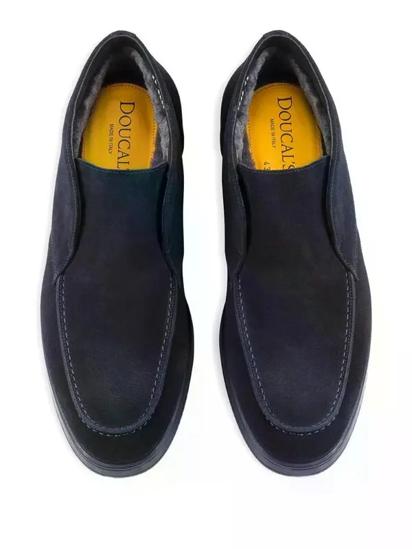 DOUCAL'S Suede Slip-on Boots - Blue