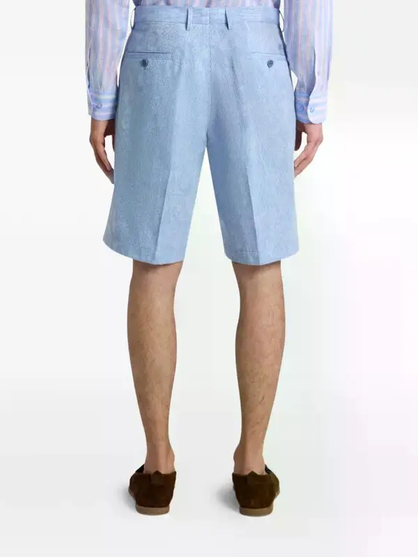Etro Striped Jacquard Shorts