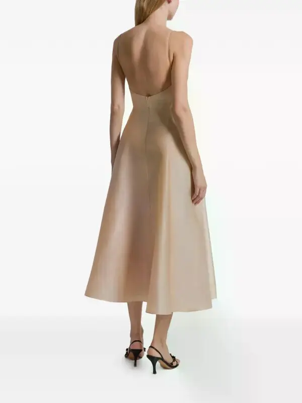 Alberta Ferretti Floral Midi Dress