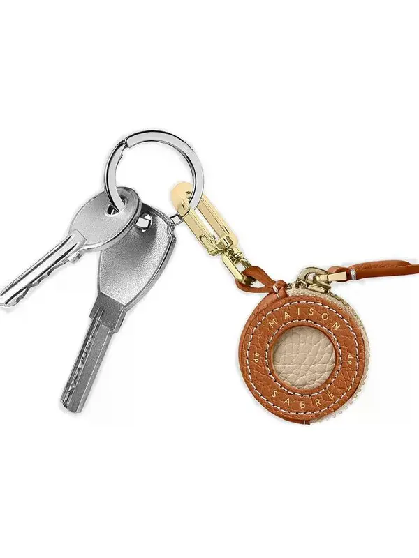 MAISON DE SABRE Leather Air Tag Charm