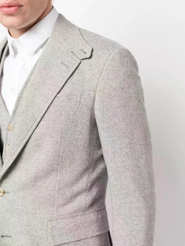 Polo Ralph Lauren The Rl67 Herringbone-pattern Blazer