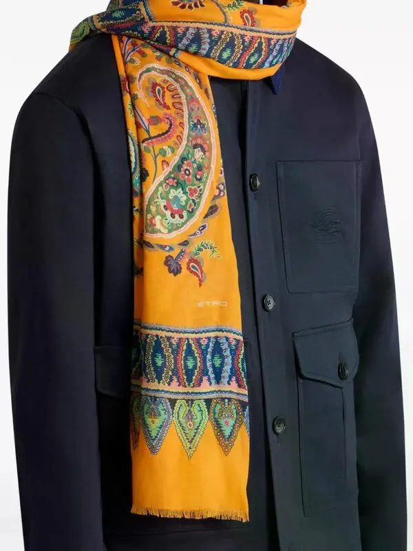 Etro Floral Paisley Scarf
