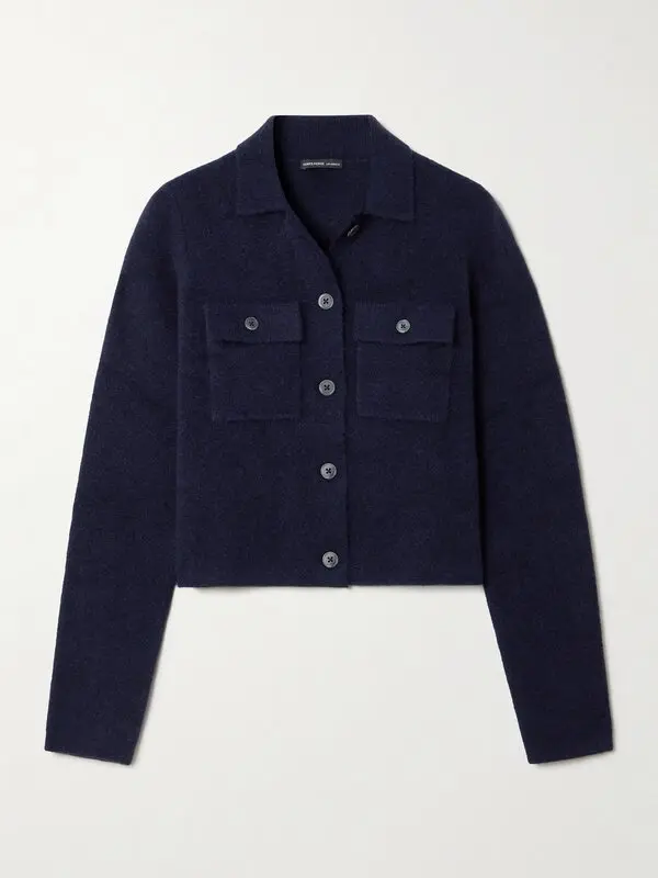JAMES PERSE Cropped Stretch-knit Jacket
