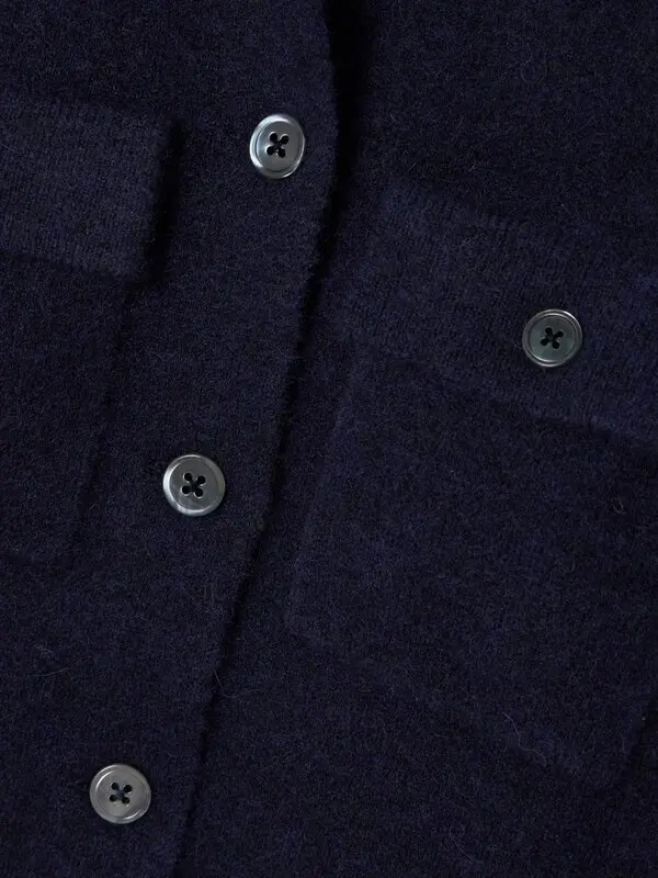 JAMES PERSE Cropped Stretch-knit Jacket