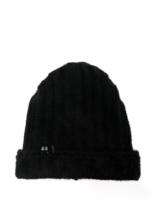 Ermanno Scervino Beaded Hat - Black