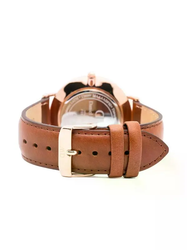 DANIEL WELLINGTON Analogue Watch With Leather Strap