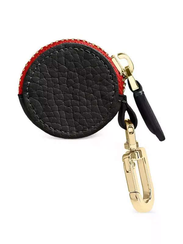 MAISON DE SABRE Leather Air Tag Charm - Black