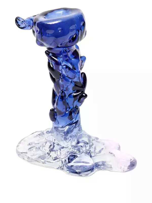 POLSPOTTEN Organic-shaped Candle Holder - Blue