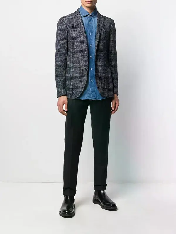 DELL'OGLIO Long-sleeve Denim Shirt