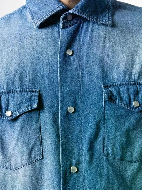 DELL'OGLIO Long-sleeve Denim Shirt