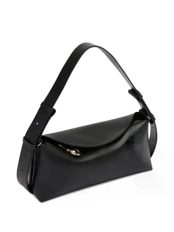 Erdem East West Bloom Shoulder Bag - Black