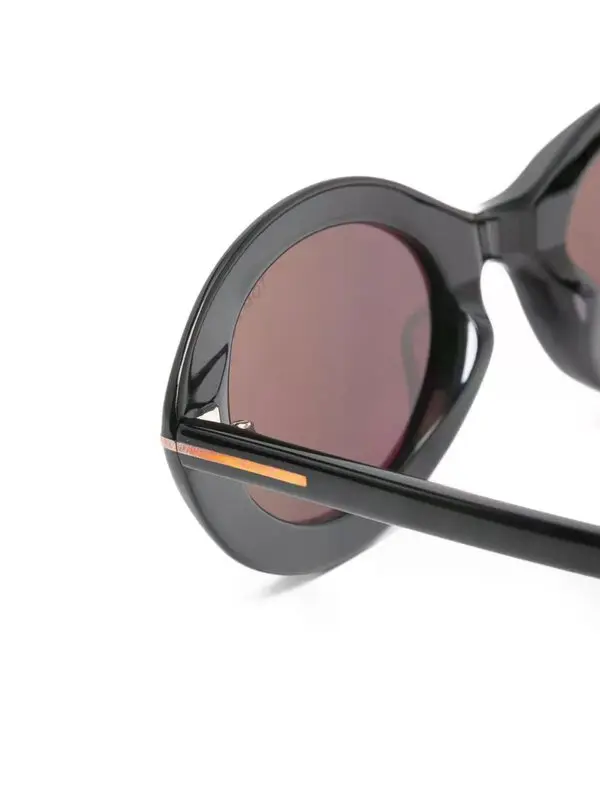 TOM FORD Carmen Oval-frame Sunglasses - Black