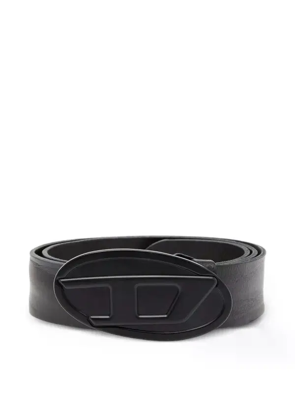 DIESEL® B-1dr 2.0 Oval-plaque Belt - Black
