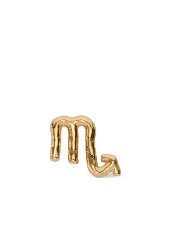 JIL SANDER Scorpio Zodiac Sign Single Earring - Gold