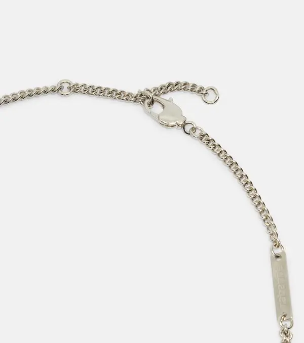 Rabanne Crystal-embellished Tasseled Pendant Necklace