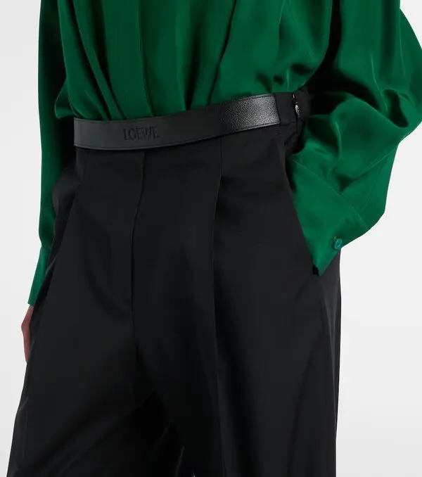 Loewe Wool Wide-leg Trousers