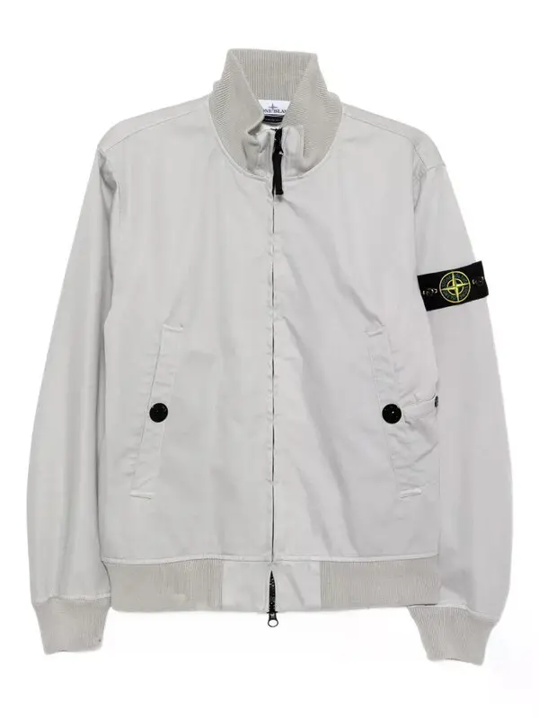 Stone Island Logo Patch Bomber Jacket
