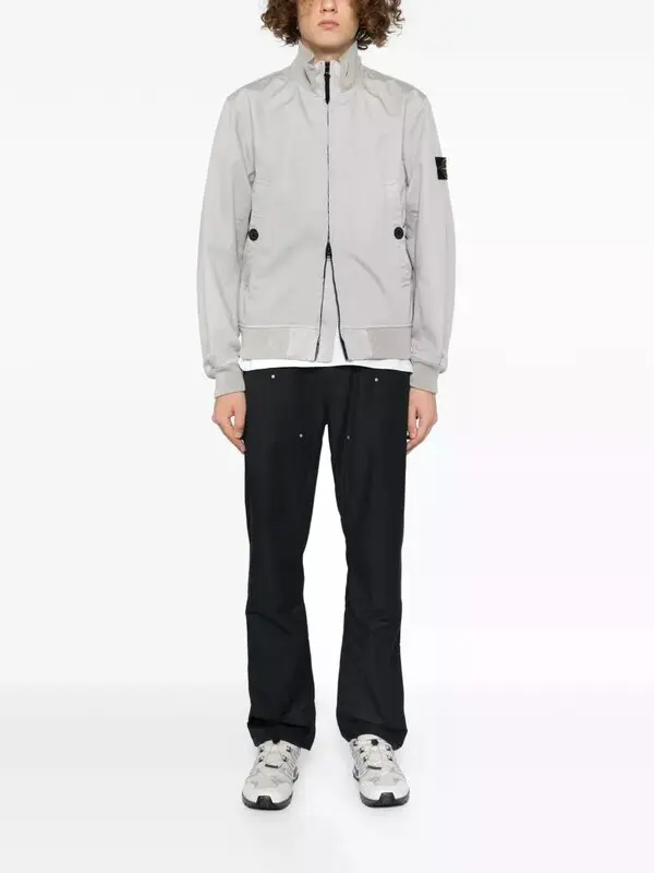 Stone Island Logo Patch Bomber Jacket
