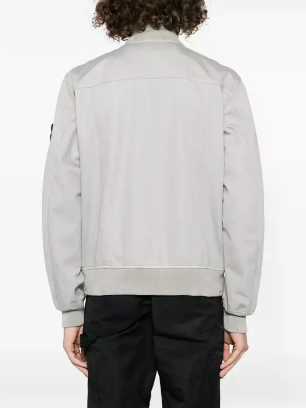 Stone Island Logo Patch Bomber Jacket