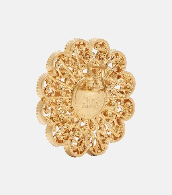 Chloé Feather Embellished Earrings
