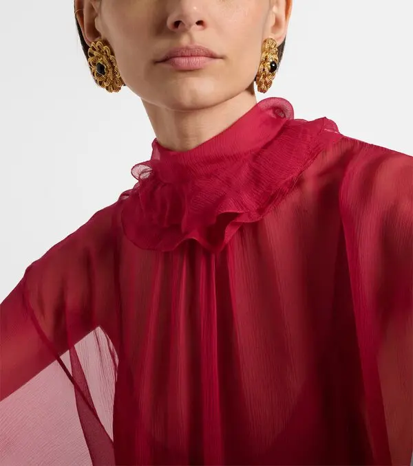 Chloé Feather Embellished Earrings