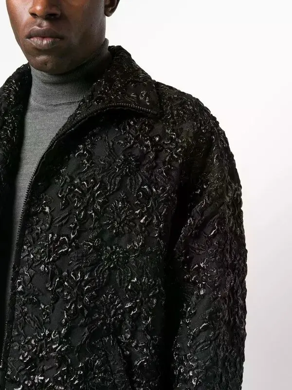 Valentino Garavani Floral Jacquard Brocade Effect Jacket