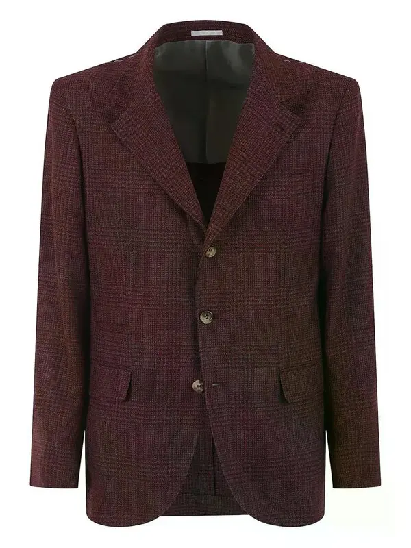 Brunello Cucinelli Check-pattern Blazer