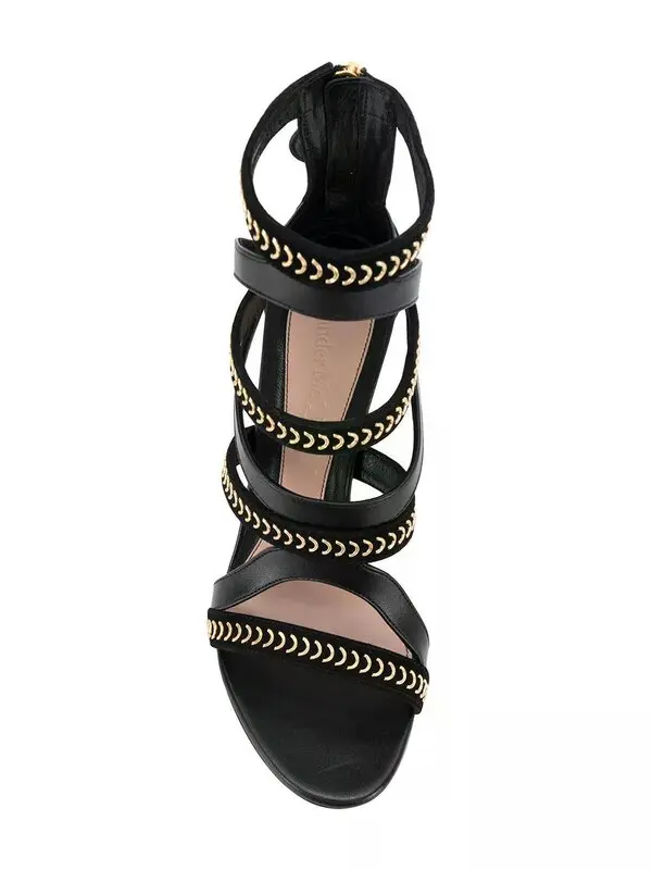 Alexander McQueen Studded Strap Stiletto Sandals