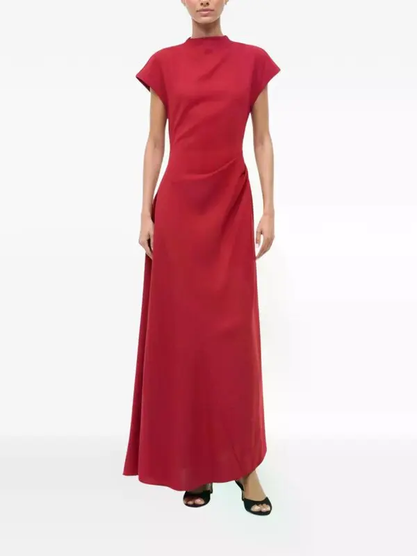 Staud Stauds Zaya Draped Maxi Dress