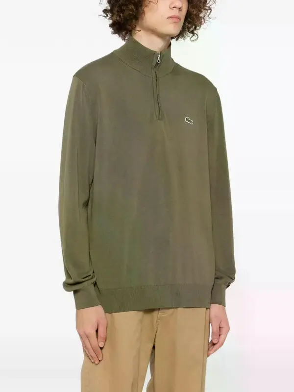 Lacoste Cotton High-neck Jumper