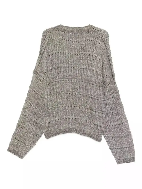 PAURA Striped Knitwear Pullover