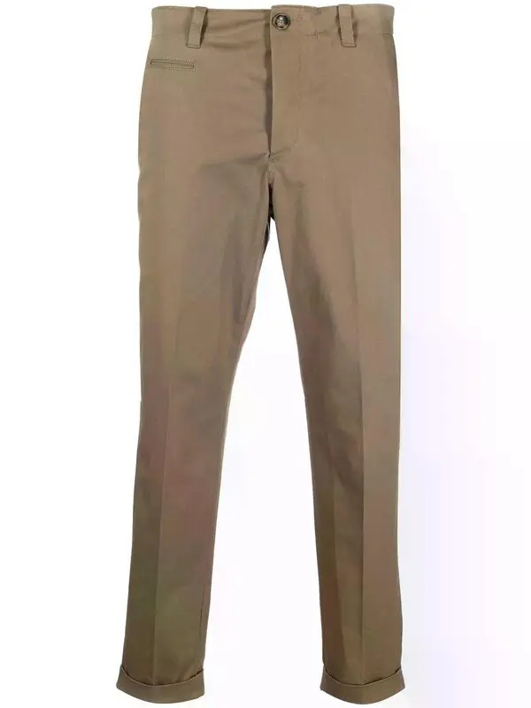 PT TORINO Tapered-leg Cropped Trousers