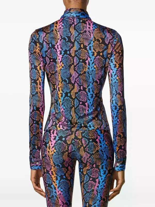 Versace Python-print Shirt