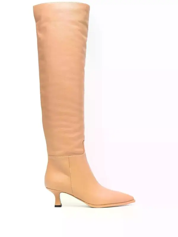 3JUIN Pointed-toe Knee-high Boots
