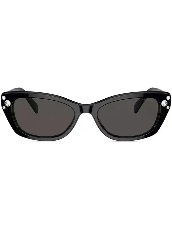 SWAROVSKI Cat Eye-frame Sunglasses - Black