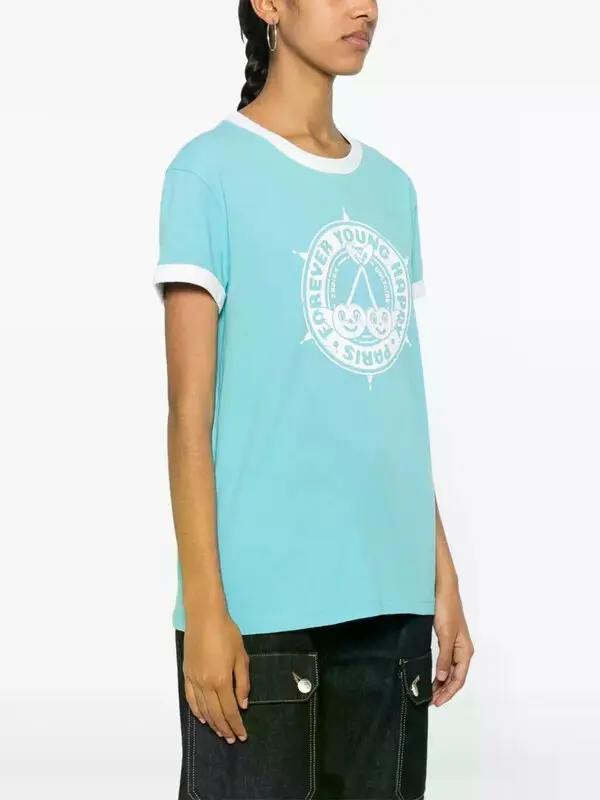 Zadig&Voltaire Walk Insignia Cotton T-shirt - Blue