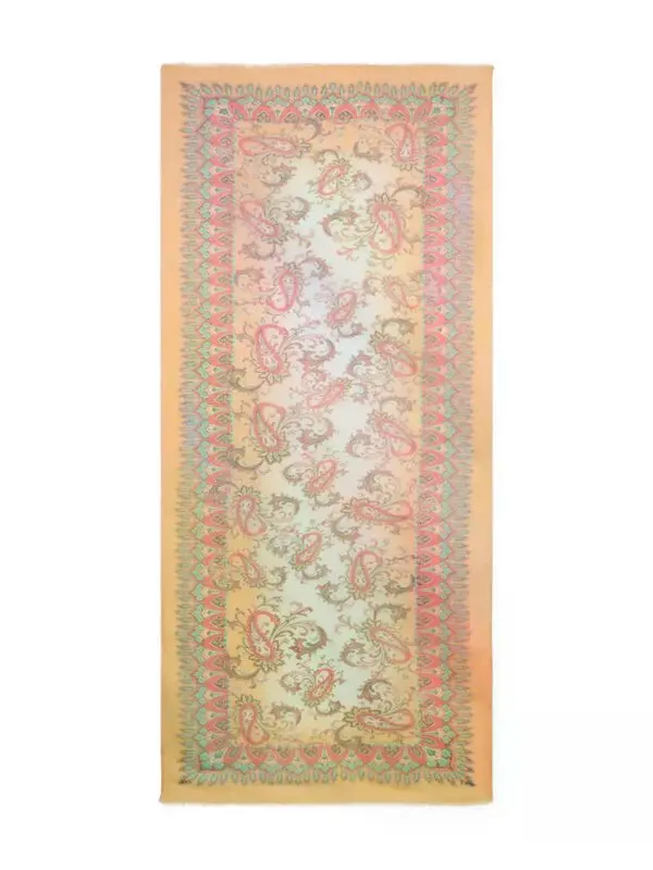Etro Floral Paisley Scarf - Neutrals