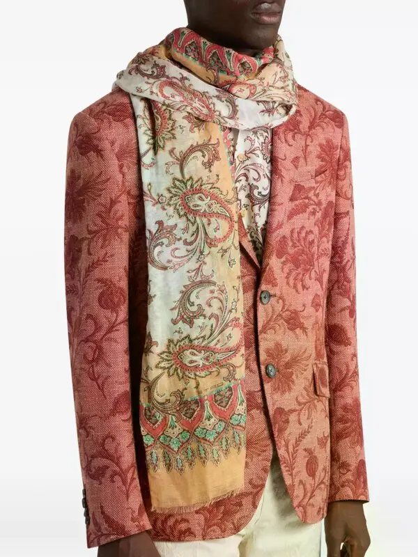Etro Floral Paisley Scarf