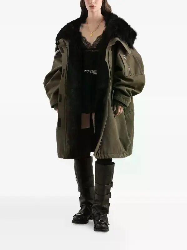 Dolce & Gabbana Fur-trimmed Hooded Parka