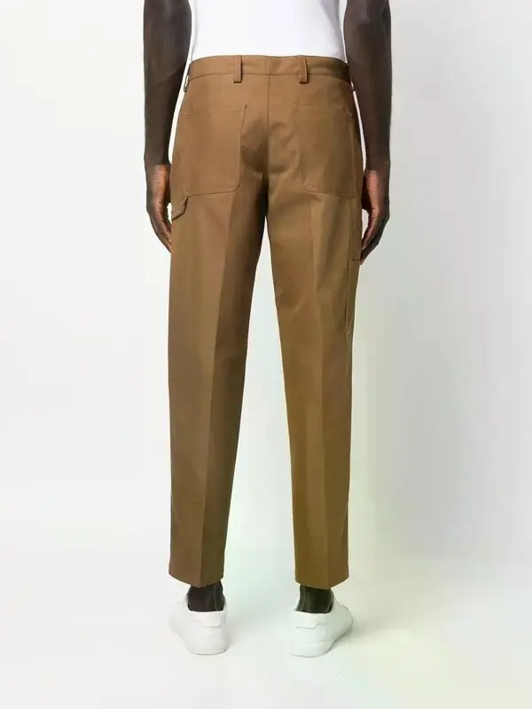 PT TORINO Mid-rise Tapered-leg Trousers