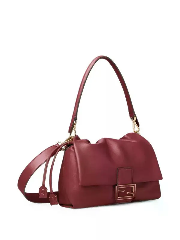 Fendi Mamma Baguette Ff-buckle Tote Bag - Red