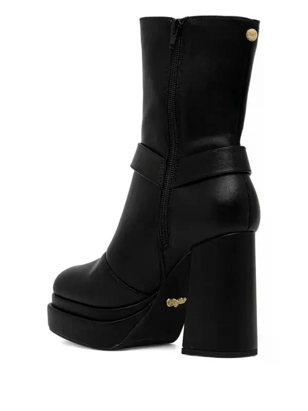 BUFFALO 110mm May Biker Boots With Chain Strap