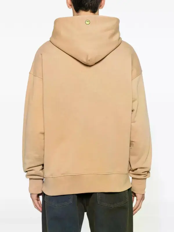 BARROW Logo Detail Long Sleeve Hoodie