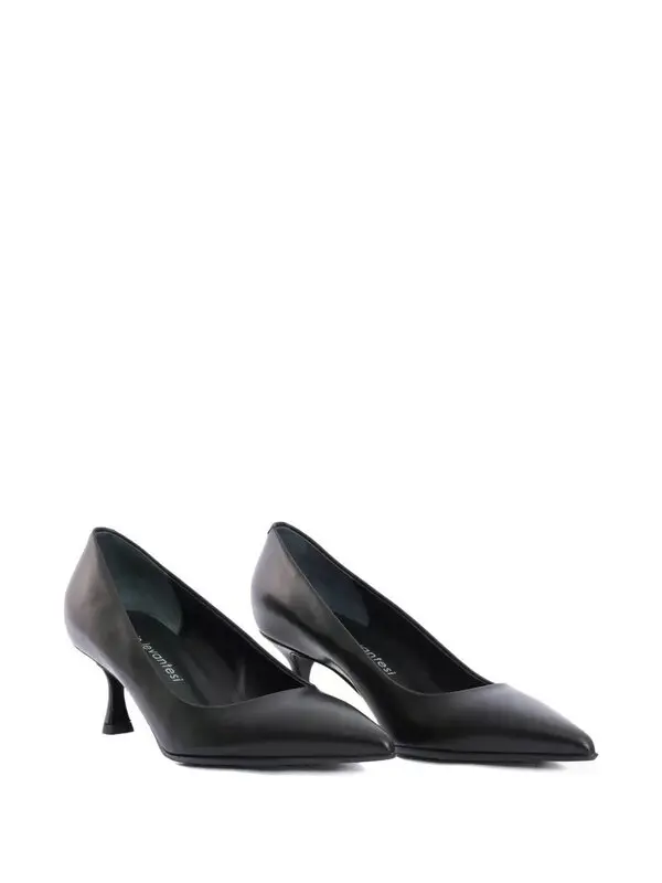 SERGIO LEVANTESI Leather Pointed Toe Pumps