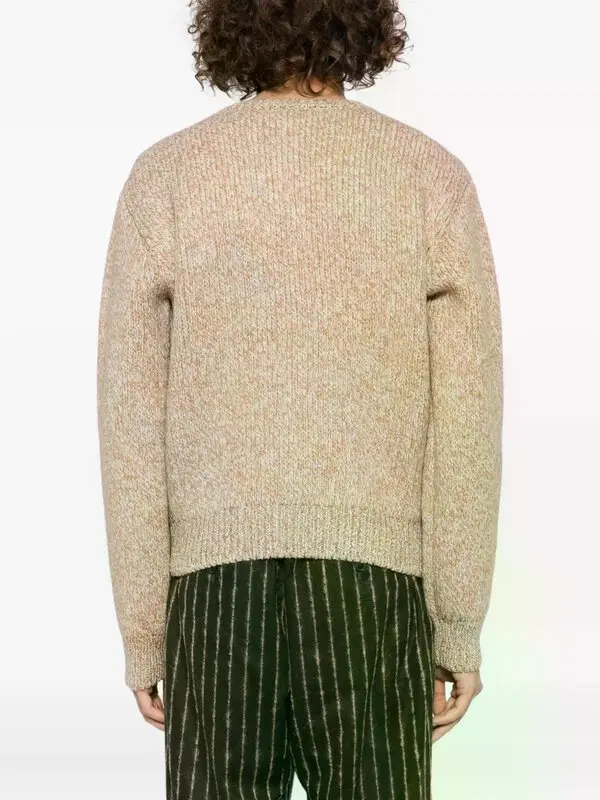 Auralee Gauge Crew-neck Cardigan