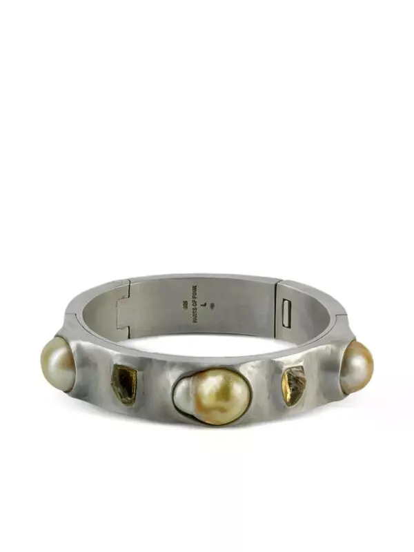 PARTS OF FOUR Sterling Beryl Embellishment Bracelet - Silver