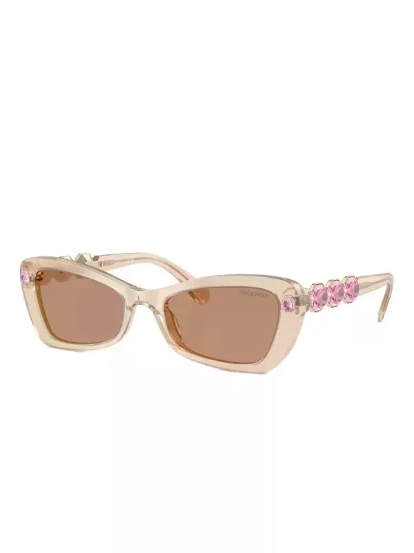 SWAROVSKI Crystal-embellished Cat-eye Sunglasses - Pink