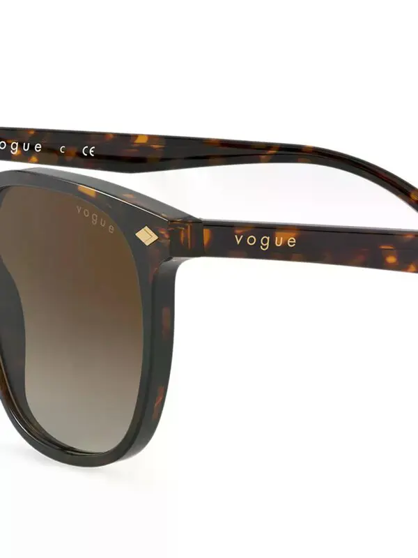 VOGUE EYEWEAR Tortoiseshell Square Frame Sunglasses - Brown