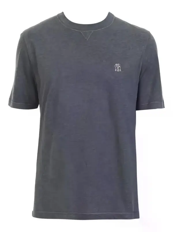 Brunello Cucinelli Logo Crewneck T-shirt